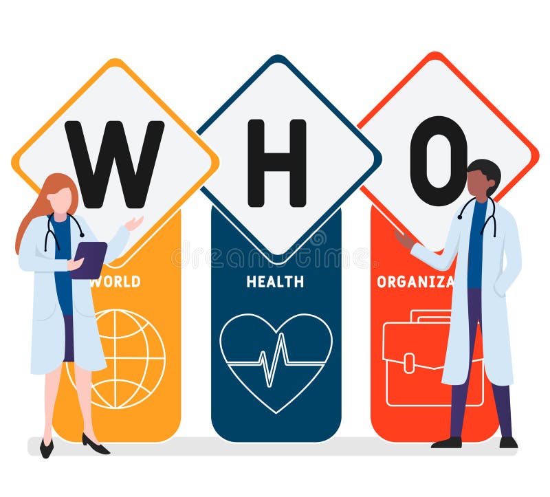 Flat Design People Who World Health Organization Stock Illustrations ...
