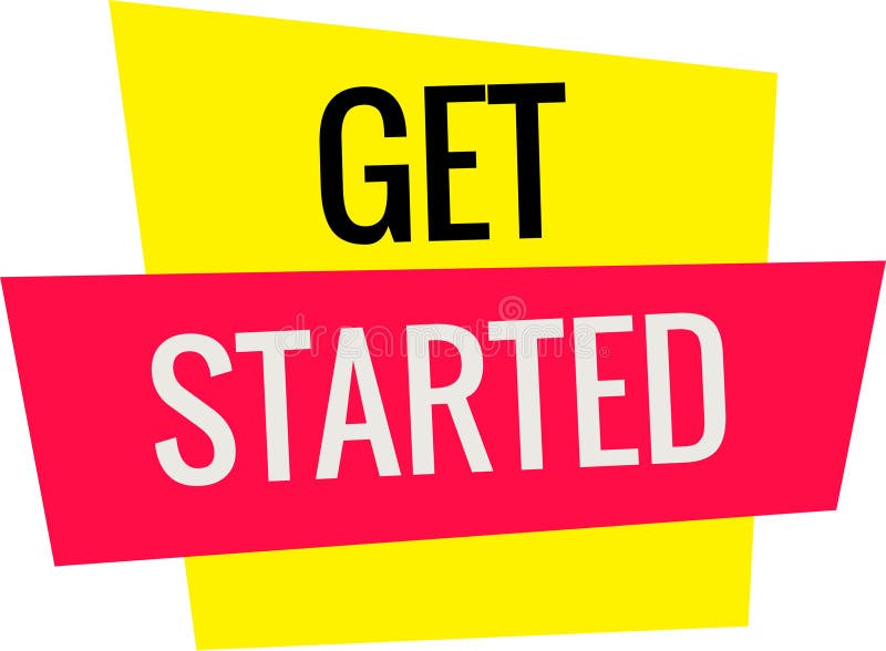 Get Started Button. Get Started Sign, Vector Web Interface Oval Buttons ...