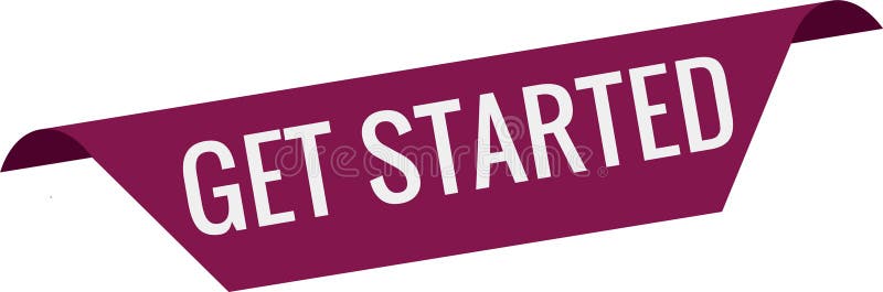 Get Started Button. Get Started Sign, Vector Web Interface Oval Buttons ...