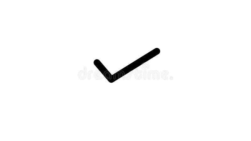 Check Mark Icon Illustration Tick Symbol Stock Illustration ...