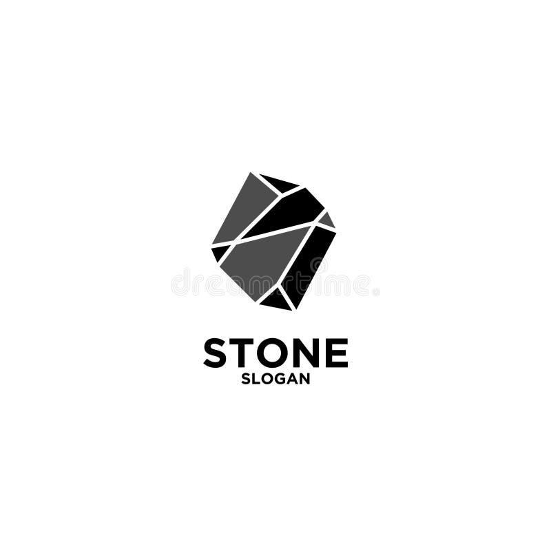 Stone Logo Icon Design Vector Illustration with Abstract S Letter Stock ...