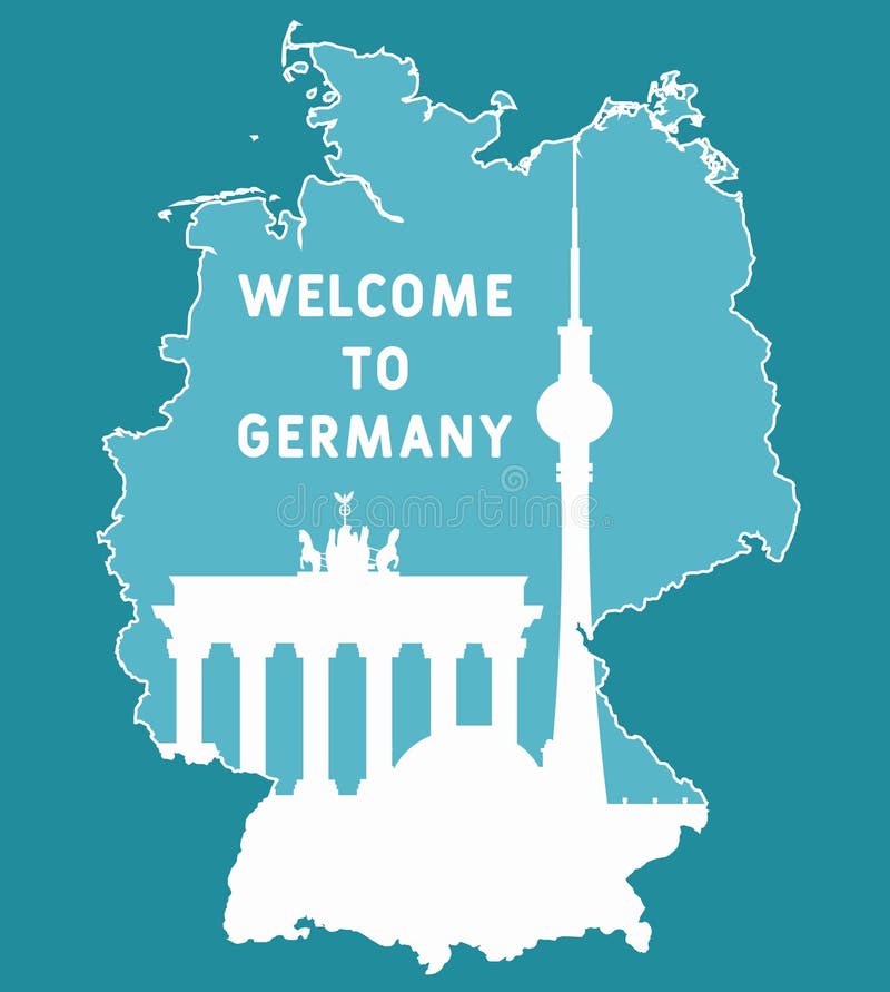 Germany Major Landmark Map