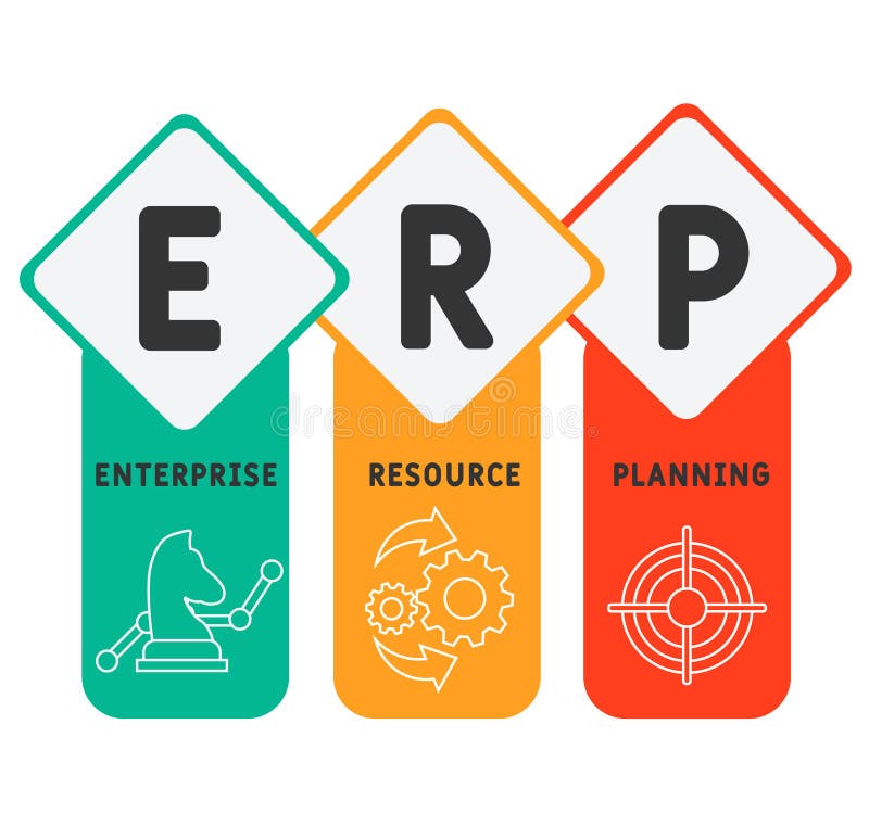 Enterprise Resource Planning Erp Background Stock Illustrations – 422 ...