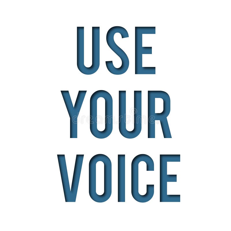 Use Your Voice Stock Illustrations – 355 Use Your Voice Stock ...