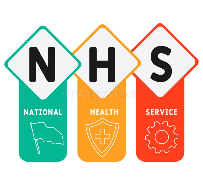 NHS - National Health Service. Medical Concept. Vector Illustration ...