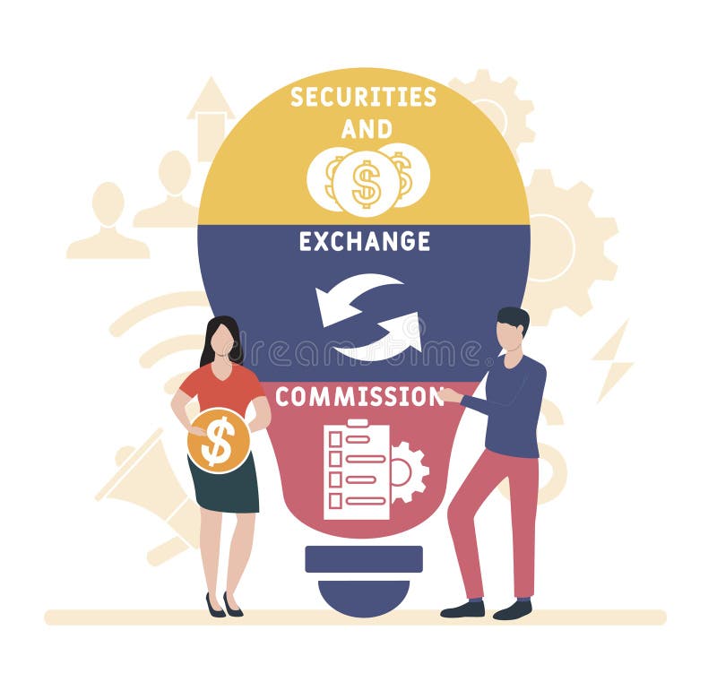 Sec Securities and Exchange Commission Concept with Big Word or Text ...