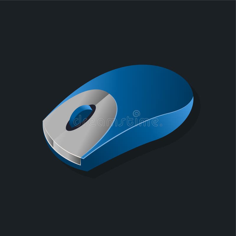 Mouse - Isometric 3D Illustration. Stock Vector - Illustration of ...