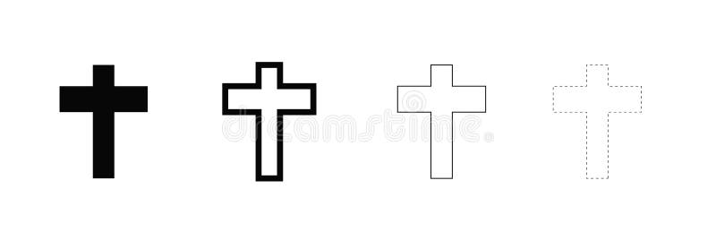 Black Cross Outline