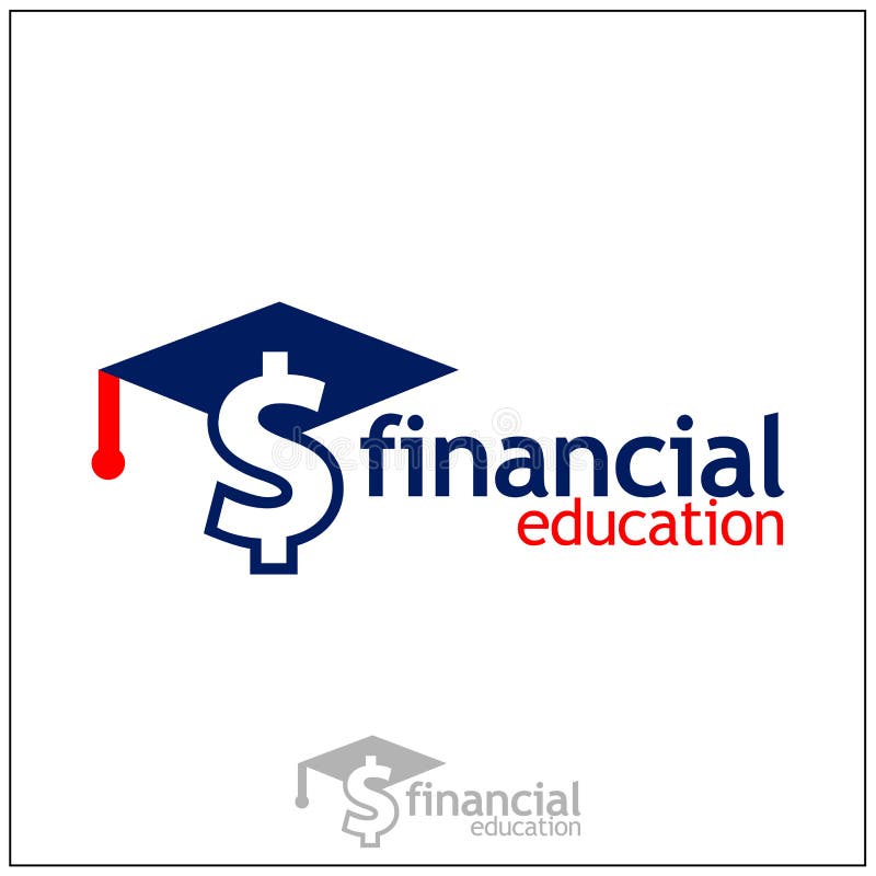 Financial Education Logo, Education Icon. Illustration in Vector Format ...