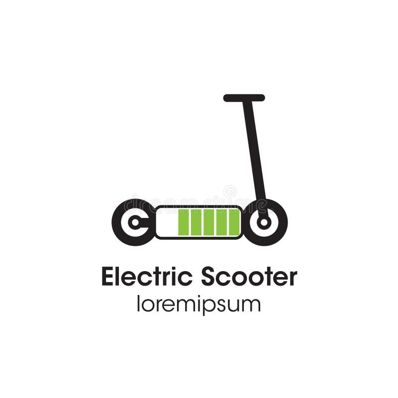 Electric Scooter Logo or Symbol Template Design Stock Vector ...