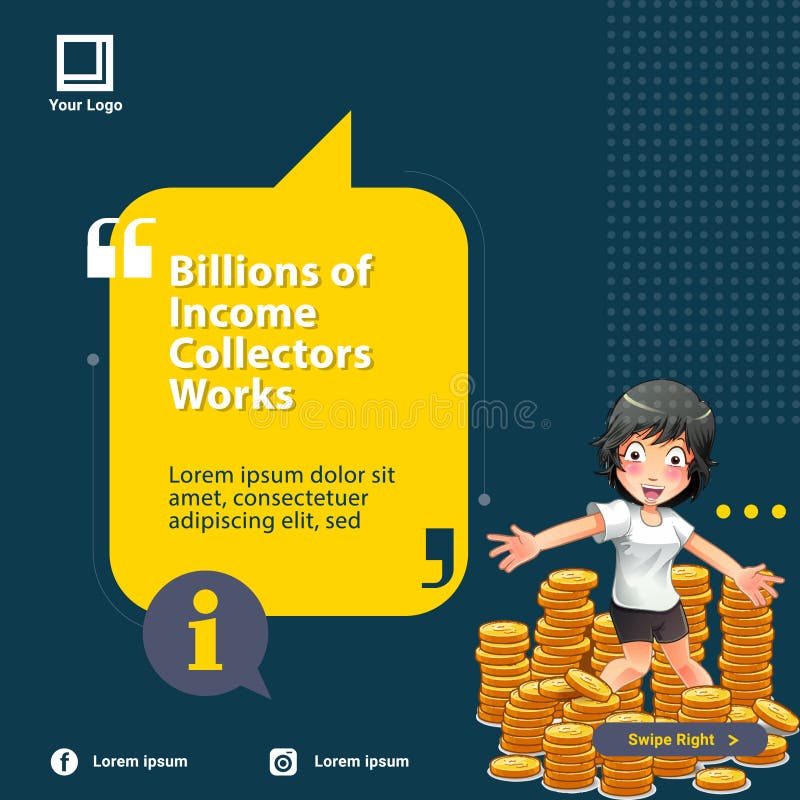 Banner Templates, Salary Billions Work Flyers, Stock Vector ...