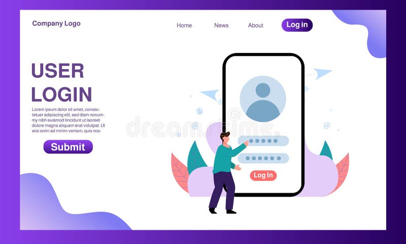 People Register Online Set. Registration or Sign Up User Interface ...