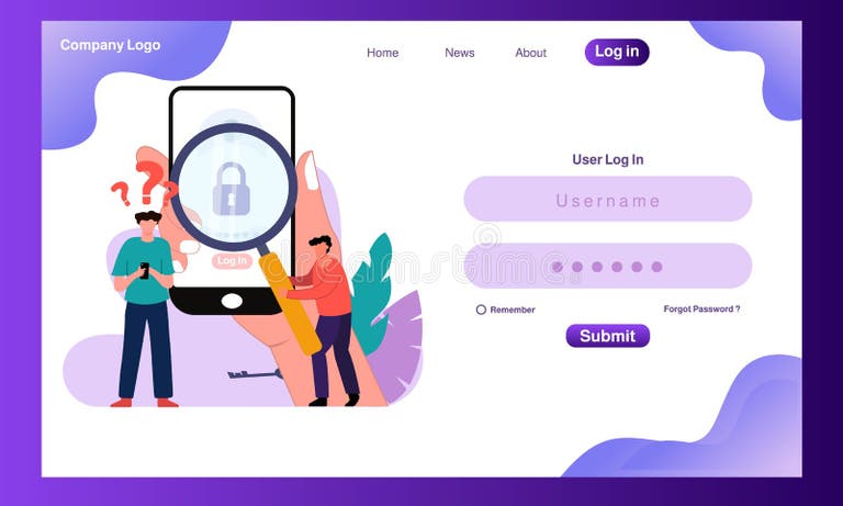 Forgot Password Illustration, Man Forgot Password Flat Design, Can Use ...