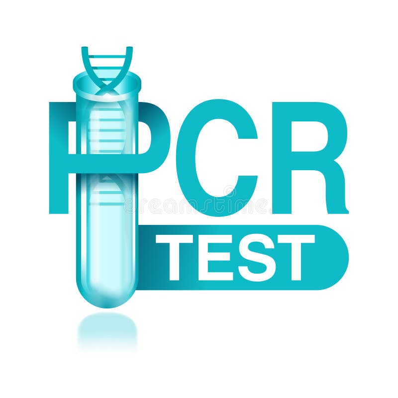 PCR Testing Icon Polymerase Chain Reaction Stock Vector - Illustration ...
