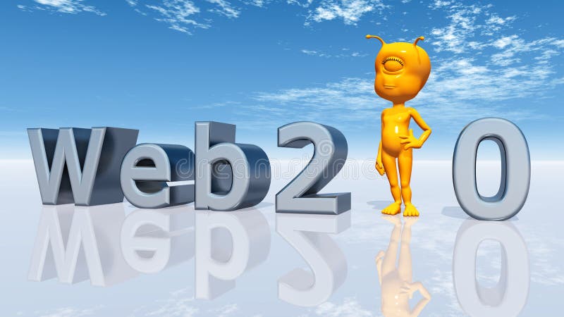 Web 2 0 stock illustration. Illustration of rendering - 17022904