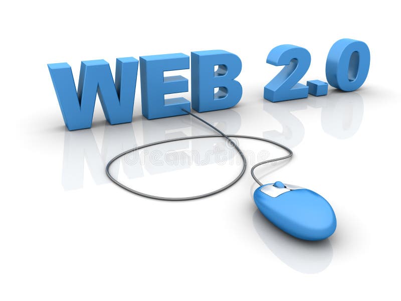 Web 2.0 stock illustration. Illustration of dimensional - 27076261