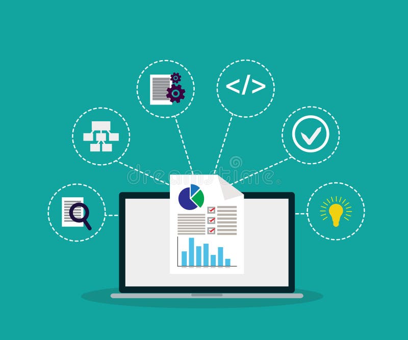 Data Science Step by Step Infographics, Data Research, Banner with ...