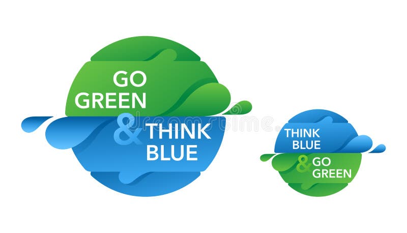 Think big blue stamp stock illustration. Illustration of stamp - 97572409