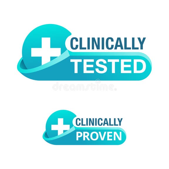 Clinically Proven and Tested Stamps Stock Vector - Illustration of ...