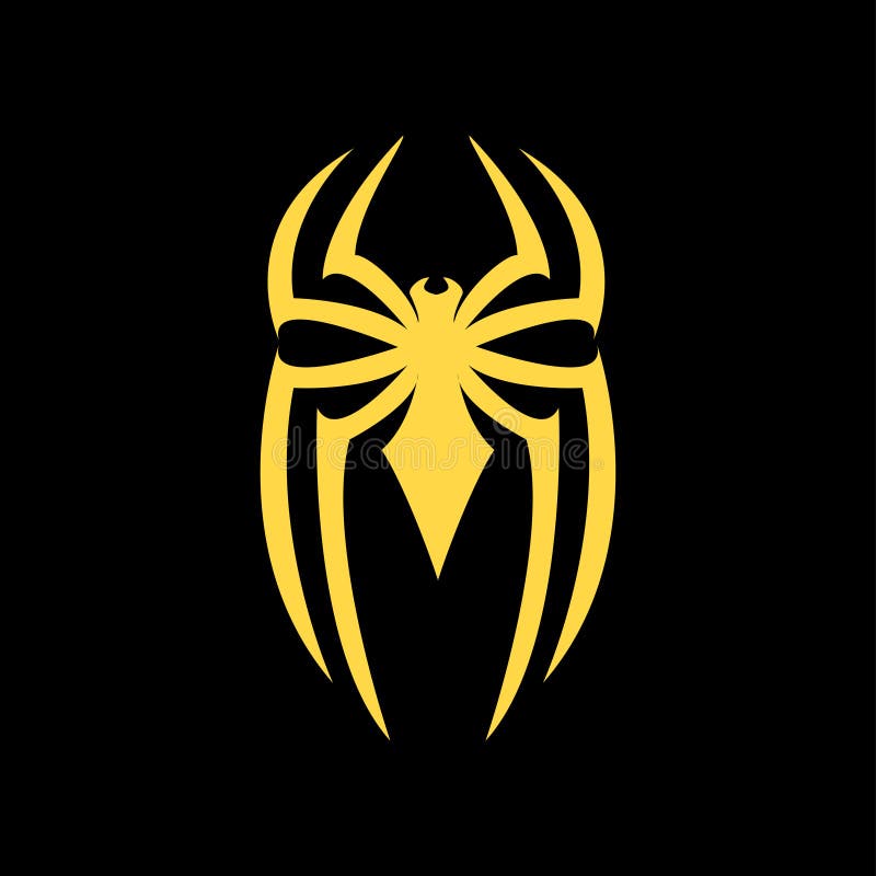 Gold spider web stock illustration. Illustration of booking - 10125543