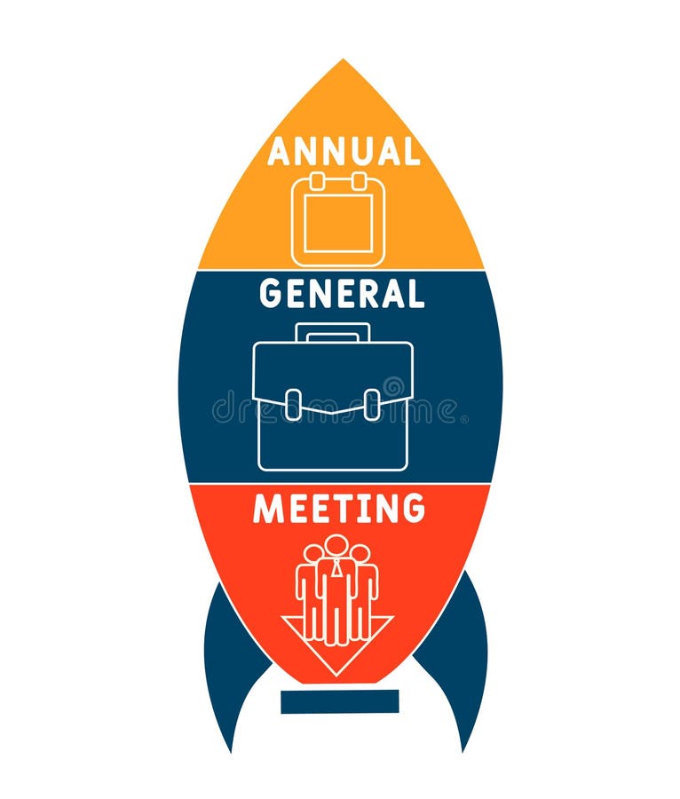 AGM - Annual General Meeting. Calendar Reminder. Vector Stock ...