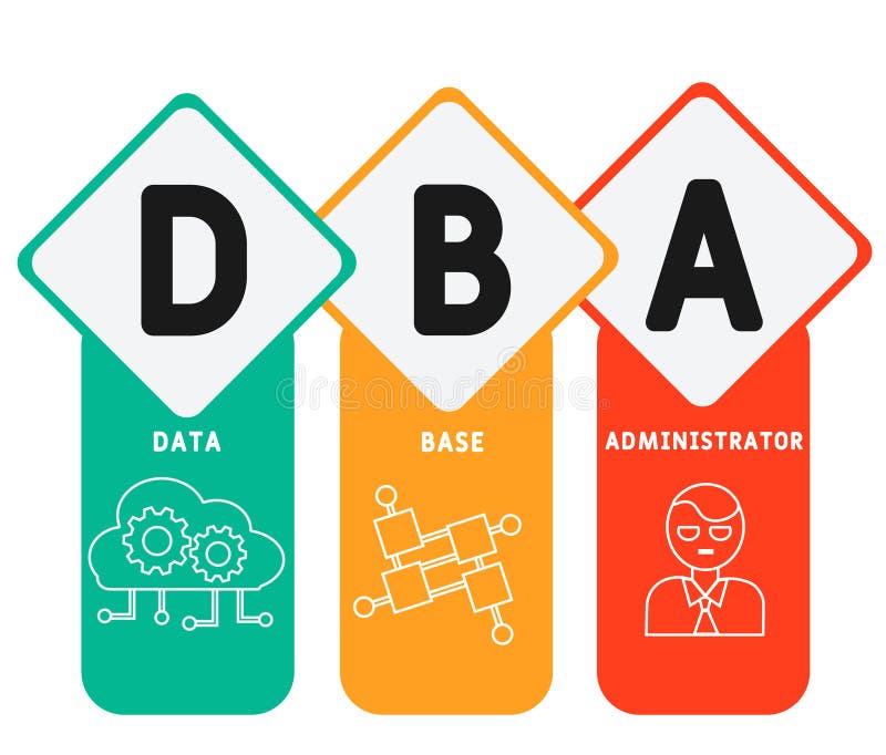 DBA - Data Base Administrator Acronym, Business Concept. Stock Vector ...