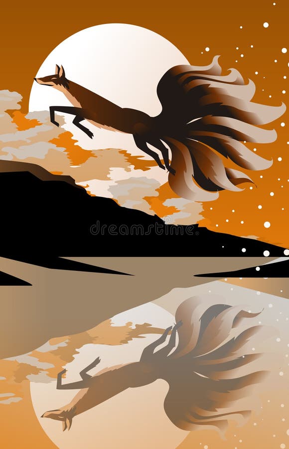 Nine Tails Stock Illustrations – 181 Nine Tails Stock Illustrations ...