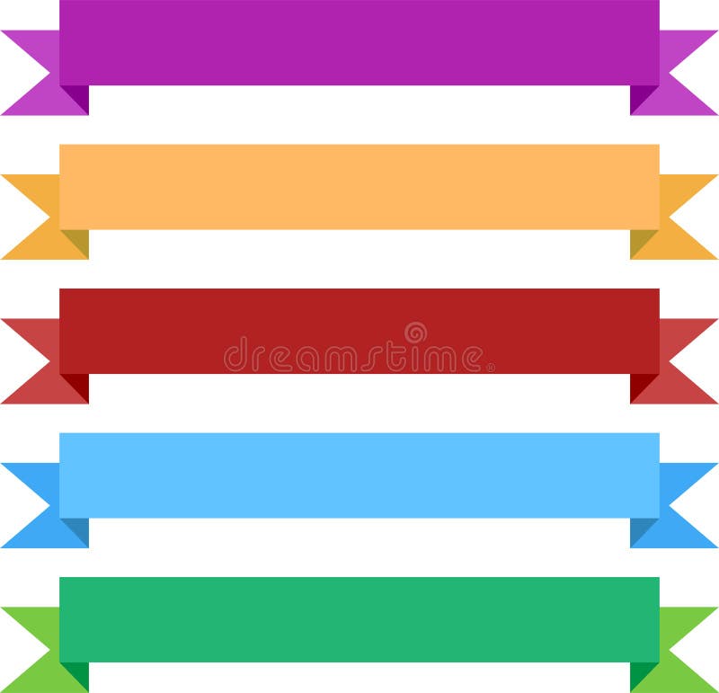 Five banners of summertime stock vector. Illustration of positive - 9163231