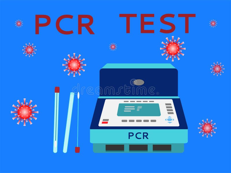 PCR Laboratory Equipment for Molecular Biological Research Stock Vector ...
