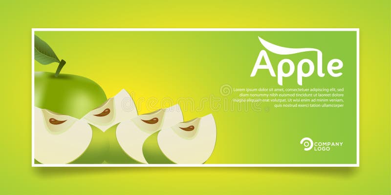 Apple Fruit Design Illustration Stock Vector - Illustration of food ...