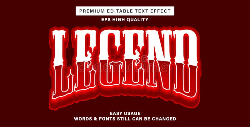 Legend Typeface Stock Illustrations – 321 Legend Typeface Stock ...