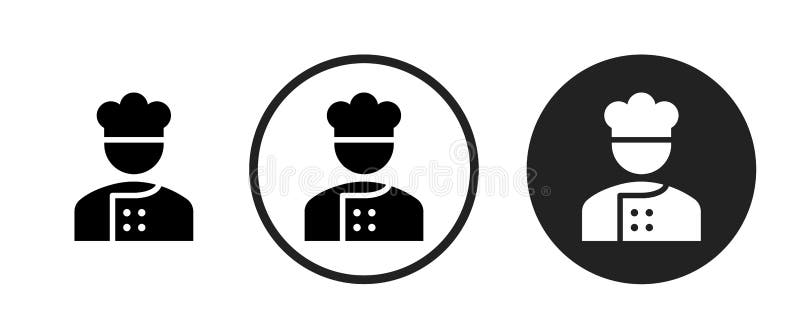 Stickman Chef Cook Waiter Vector Set Stock Illustrations – 5 Stickman ...