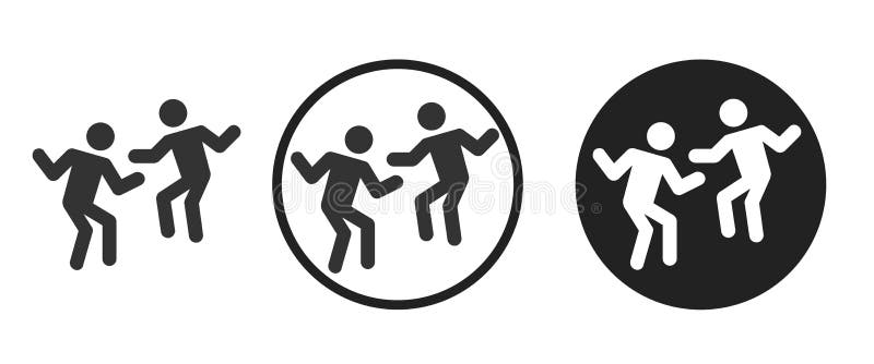 Dance icon . web icon set stock vector. Illustration of dance - 205421591
