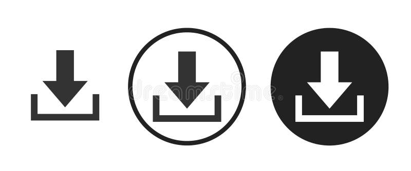 Download Icon . Web Icon Set . Icons Collection. Simple Illustration ...