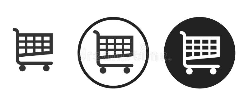 Shopping Cart Icon . Web Icon Set . Icons Collection. Simple ...