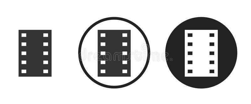 Slide Film Icon . Web Icon Set . Icons Collection. Simple Illustration ...