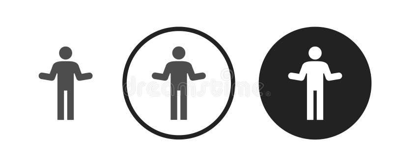 Men icon. web icon set stock illustration. Illustration of black ...