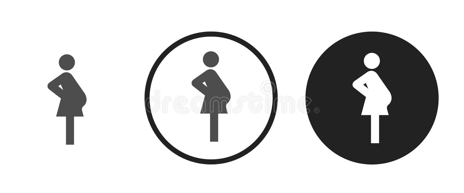 Pregnant Woman Stick Figure Family Stock Illustrations – 65 Pregnant ...