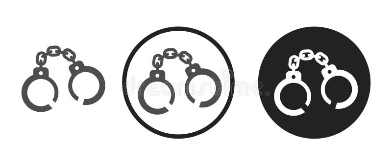Shackle Hand Icon . Web Icon Set Stock Illustration - Illustration of ...