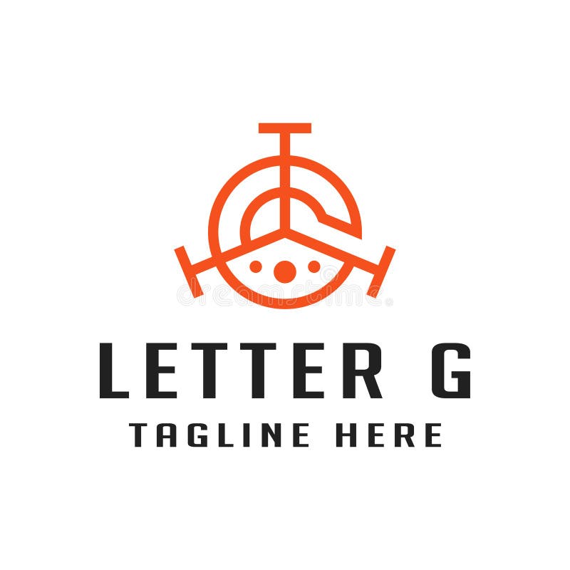 Letter G Logo Design with Circle Shape. Vector for Company, Business ...