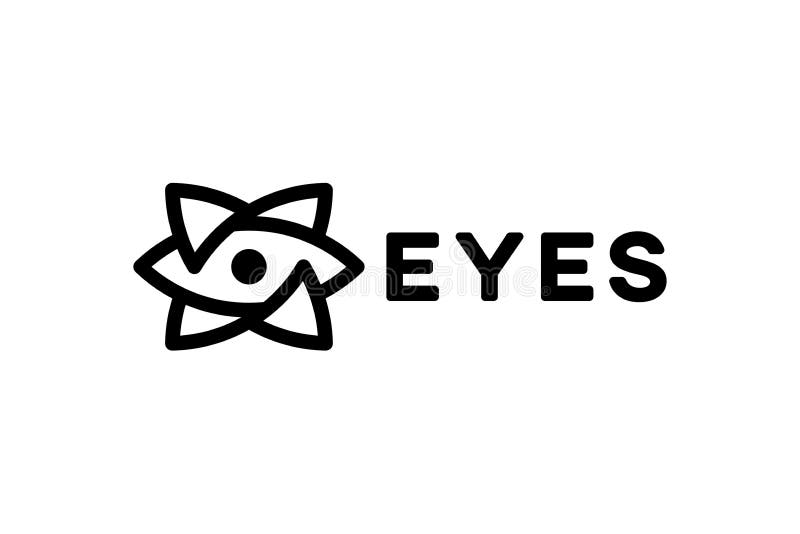 Abstract One Eye Logo Design. Vector for Business, Company, or Brand ...