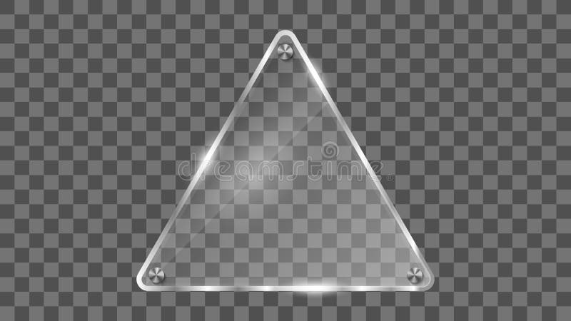 Transparent Shape Glass Style Illustration Stock Vector - Illustration ...