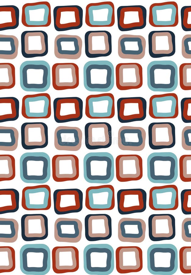 Rounded Square Blocks Background. Abstract Texture. Stock Vector ...