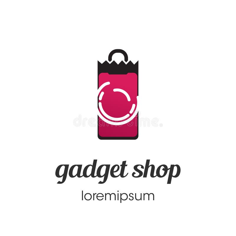 Gadget Shop Logo, Icon, or Symbol Template Design Stock Illustration ...