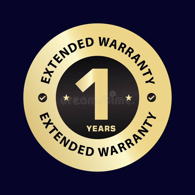 One Year Warranty Seal Stock Illustrations – 729 One Year Warranty Seal ...