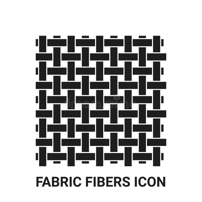 Cloth Fabric Textile Fibers Icon Stock Vector - Illustration of fiber ...