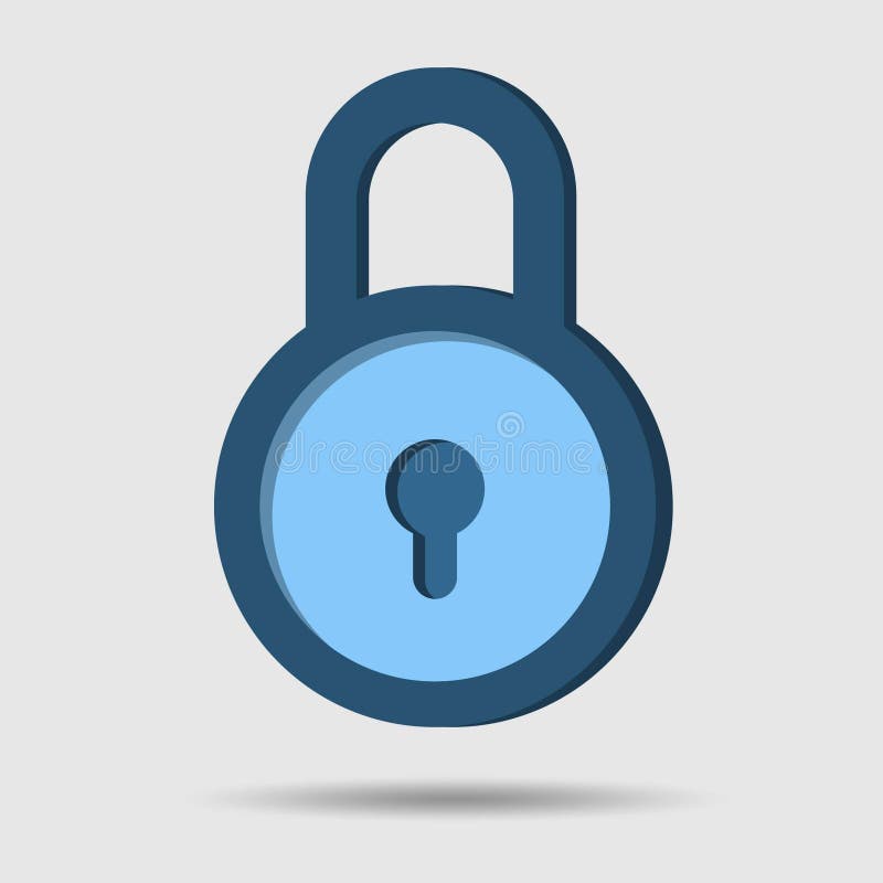 Prevent theft with a key. stock vector. Illustration of graphics ...