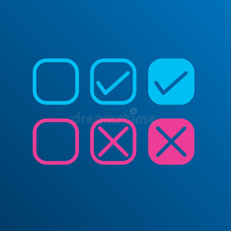 Do and Do Not Icon stock vector. Illustration of positive - 207694351