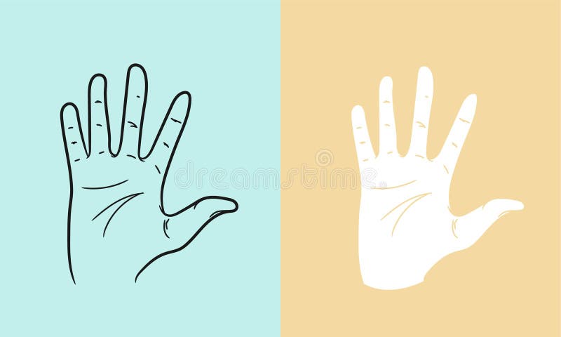 Hi Hand Gestures Stock Illustrations – 57 Hi Hand Gestures Stock ...