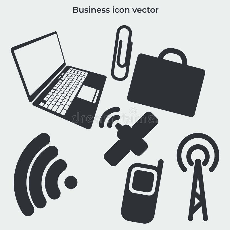 Set of Web Icon for Connections, Business, Company, Industry, Corporate ...